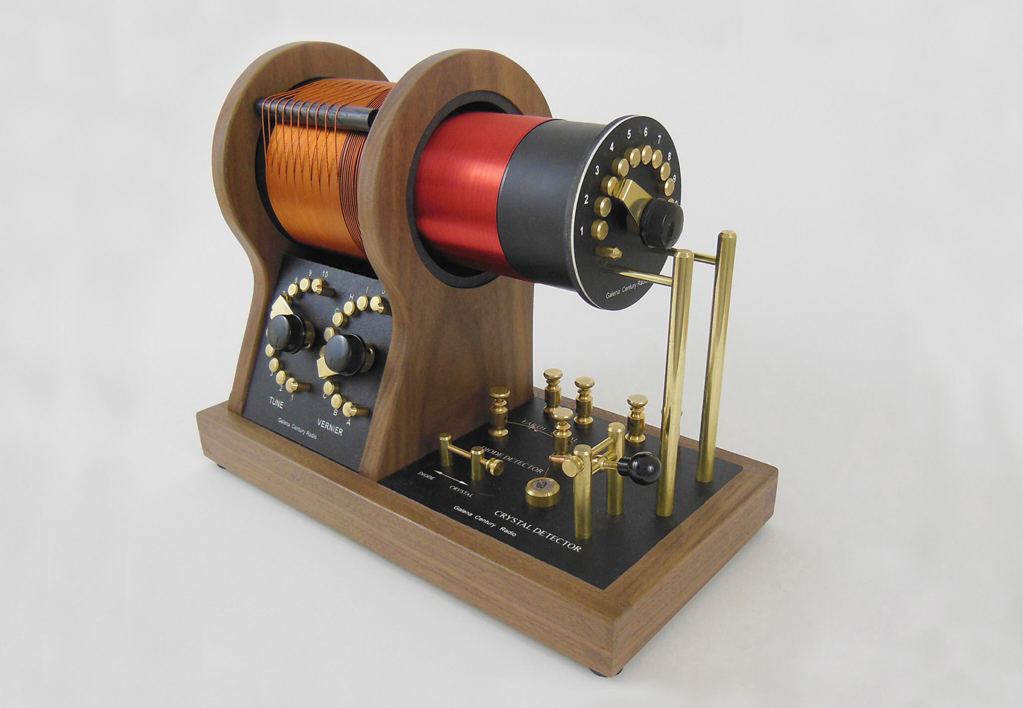 A-Runner Loose Coupler Crystal Radio – Kit – Galena Century Radio